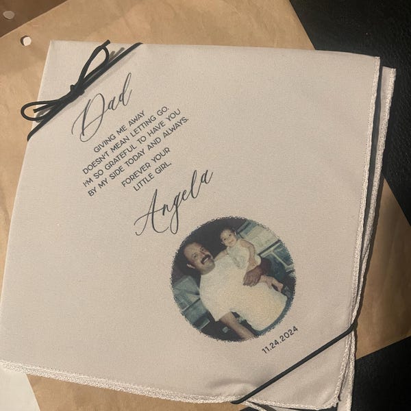 CUSTOM PHOTO Memorial Wedding Gift for Bride, for Groom, Memorial ...