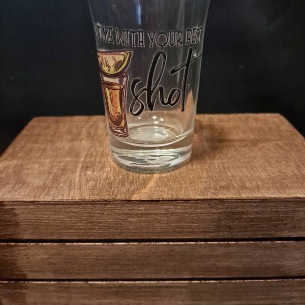 Best Shot UV DTF Sticker for Shot Glasses and More Ready to Apply No ...