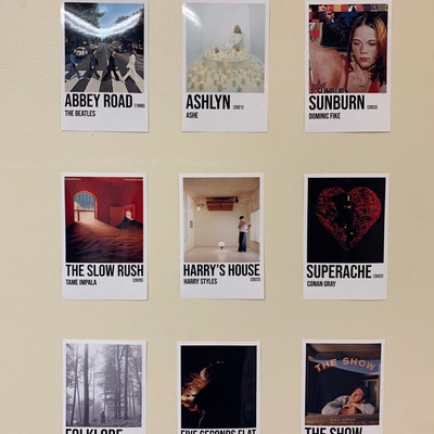 Custom Song Album Cover Wall Poster, Minimalist Personalized Poster ...