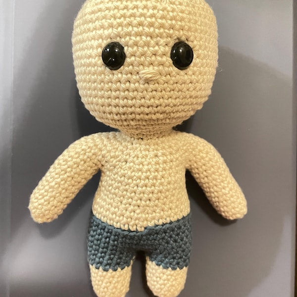 Chibi Doll Body Base Crochet Amigurumi Pattern - Etsy