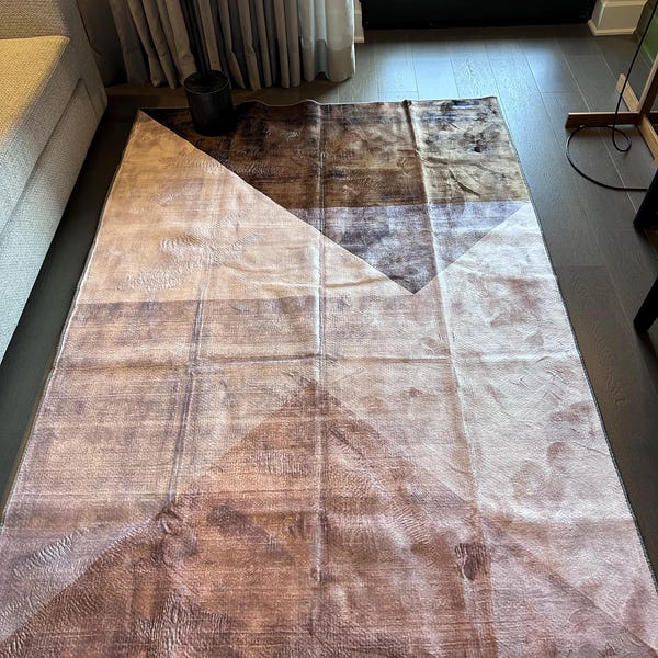 Gold Ceramic Carpet, Pattern Rug, Living Room Rug, Geometric Rug, Home ...