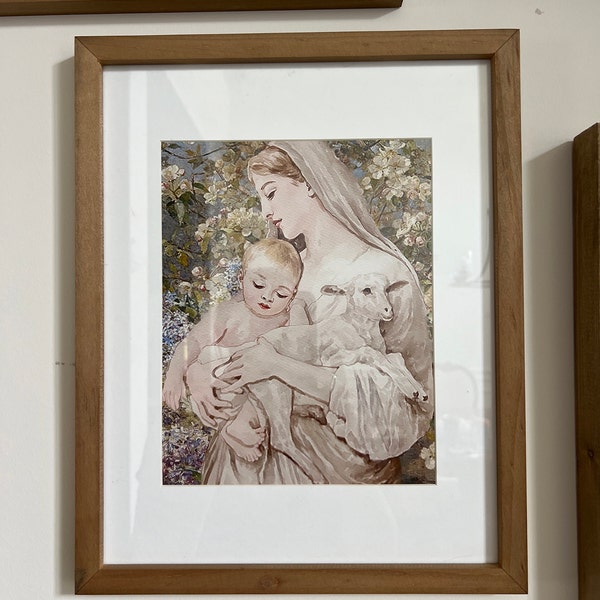 Catholic Art Wall, Jesus Painting, Catholic Art Prints, Abstract ...