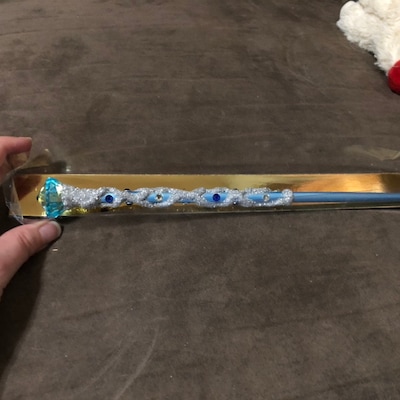 Frozen Blue Magic Wand Ice Princess Wizard Wand Fairy Wand Witches Wand ...