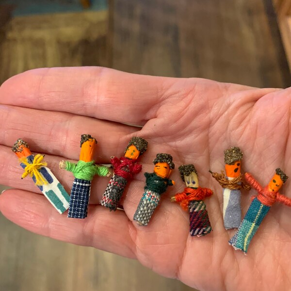 Sm Individual Guatemalan Worry Dolls for Crafts - Etsy
