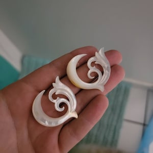 4G 5mm Tribal Gauge Crescent Moon Body Piercing Jewelry - Etsy