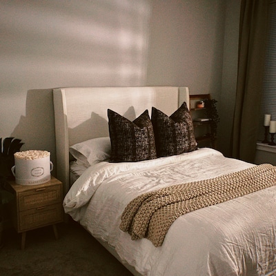 Rust Boucle Pillow Cover, Handmade Textured Cozy Cushion, Textured ...