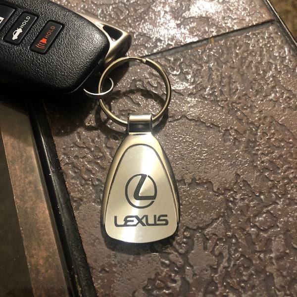 Personalized Lexus Keychain: Engraved Metal Car Logo - Etsy