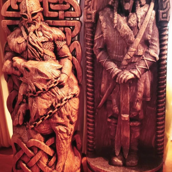Norse God Tyr Statue – Deity of Courage Who Faced Fenrir, Linked With ...