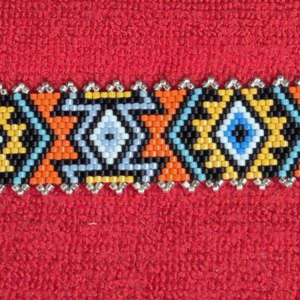 5 Blank Templates for Creating Loom Stitch Bracelets - Empty Loomed ...