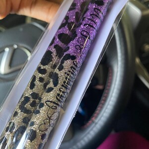 Personalized Epoxy Glitter Black Ink Pen: Refillable - Etsy