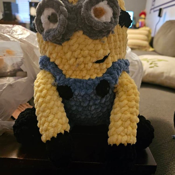 Bob - Cuddle Size - Minion Crochet Pattern Pdf -plush - AMIGURUMI / FR ...