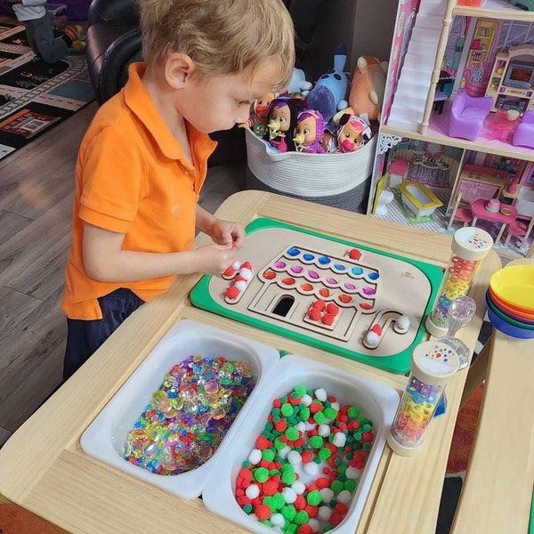 Color Wheel Flisat Insert / Color Wheel Coin Drop Lid / Trofast Bin ...