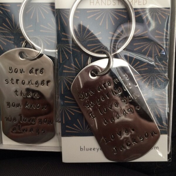 Super Hero Dad Keychain Gift for New Dad Love Daddy Keychain ...