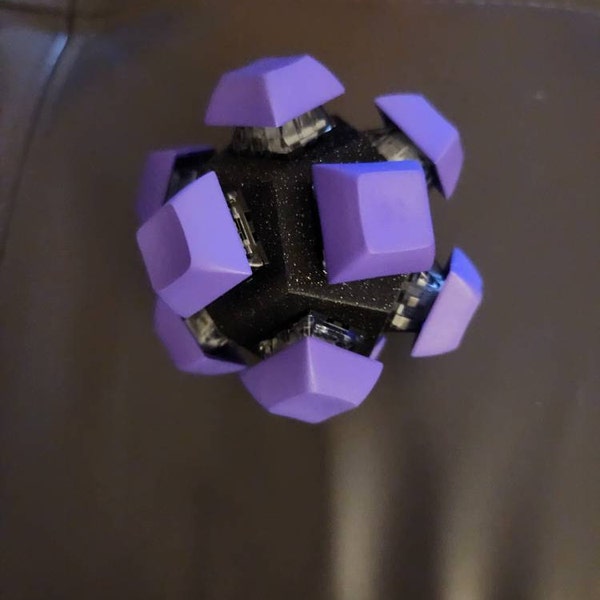 Mechanical Switch Clicky Fidget - 105+ Colors, 12 Keys Dodecahedron ...