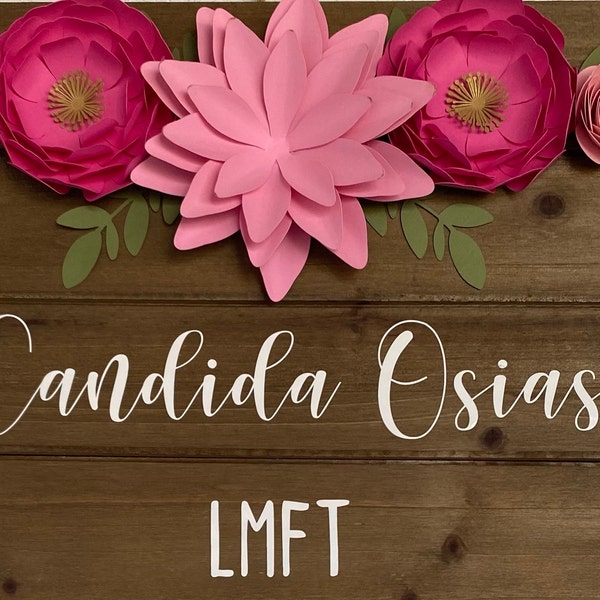 Mason Jar 3D Flower Bouquet Wood Mini Shadow Box L Wall Art Home Decor ...