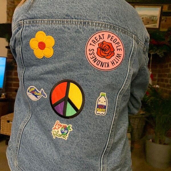 Peace/cnd Multicoloured Patch 7.5 Cm Dia 3 Dia - Etsy