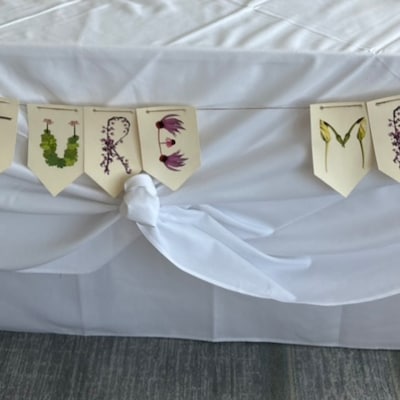Eat Your Fruits and Vegetables Pennant Fabric Food Alphabet Fun Food ...