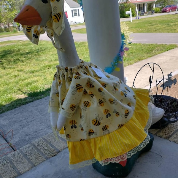 Best Dressed Goose Geese Clothes Outfit 25-27" LARGE Easter Dress and ...