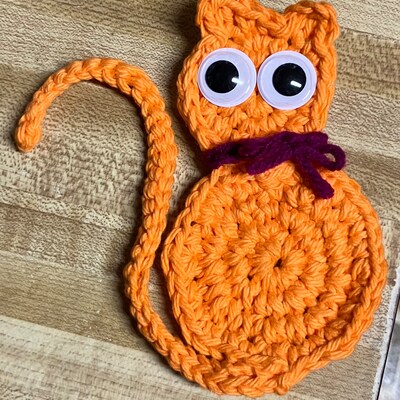 Crochet Cat Bookmark Pattern - Etsy