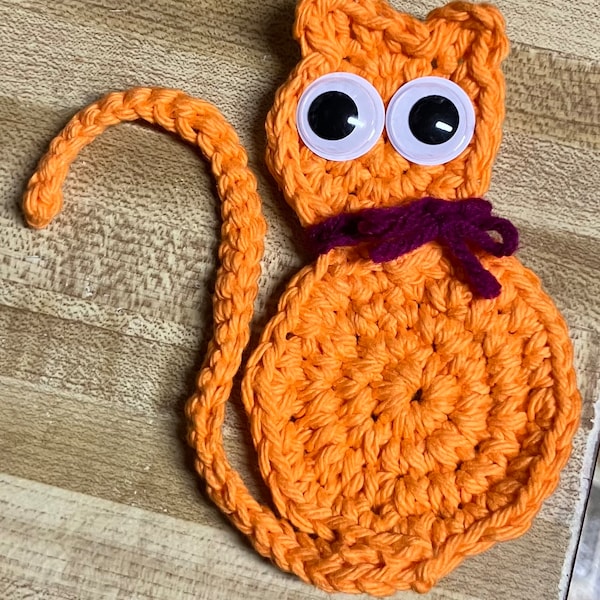 Crochet Cat Bookmark Pattern - Etsy