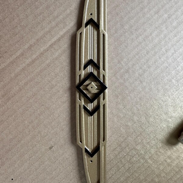 ART DECO | Decorative Door Knob Backplate, Interior Door Plate, Vintage ...