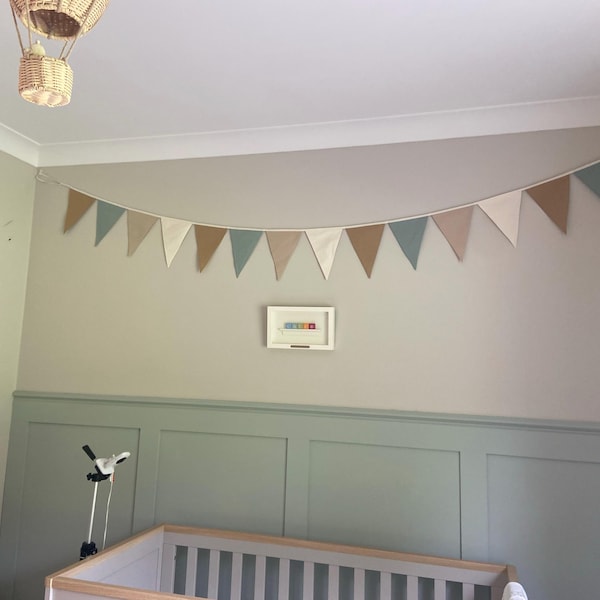 Custom Bunting Banner With Letters, Personalized Pennant Chain, Garland ...