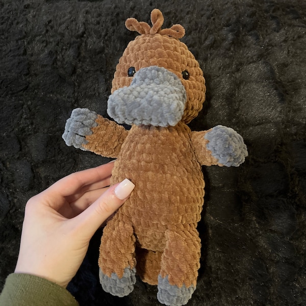 Marine Life Otter Plush Toy Soft Gift Otter Hand Made Amigurumi Plush ...