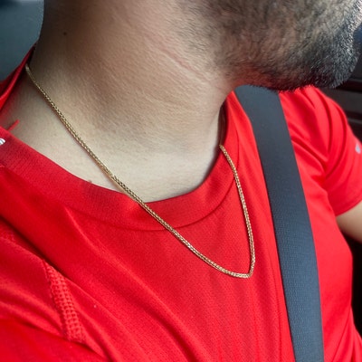 Square Wheat Chain Men Women Diamond Cut Necklace 1.75-4.5mm 1624 10K ...