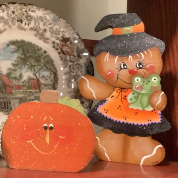 Cute Halloween Decoration. Wood Boo Letters. - Etsy