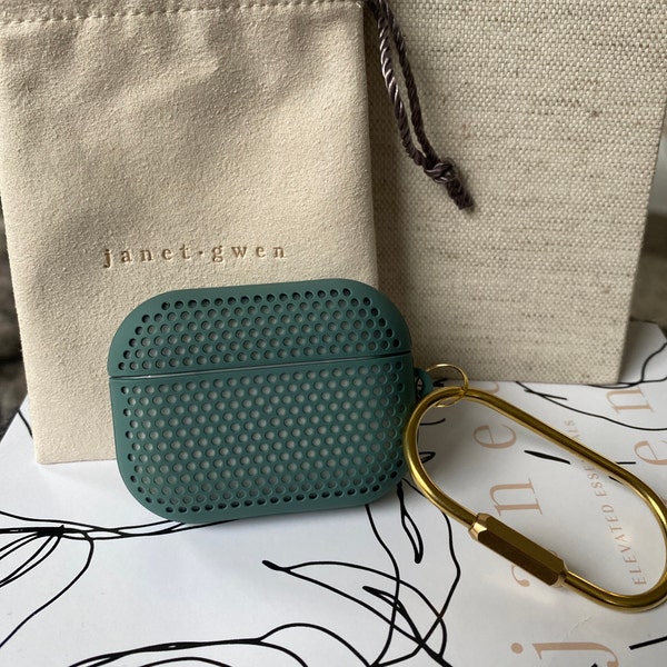 Mesh Matte Green AirPod Case, Airpods Keychain Case, AirPod Pro Case ...