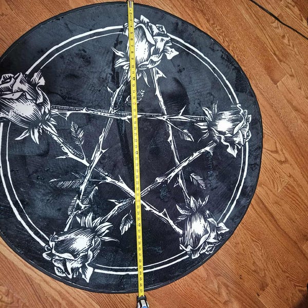 Kawaii Goth Bunnies Rug,kawaii Plushies Goth Round Rug, Harajuku ...