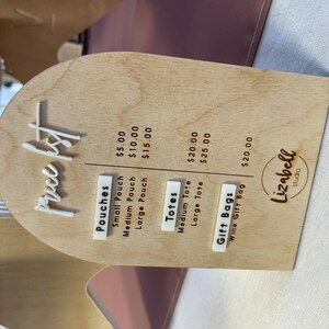 Boho Bar Menu Sign, Wood Bar Sign, Custom Bar Sign for Wedding ...