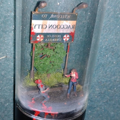 Glass Dome LED Cabin in the Wood Diorama Inspired Form Evil Dead Movie ...