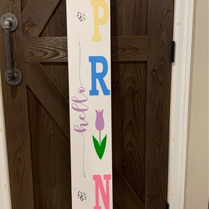 Spring Porch Sign SVG Summer Porch Sign SVG Hello Spring Spring Porch ...