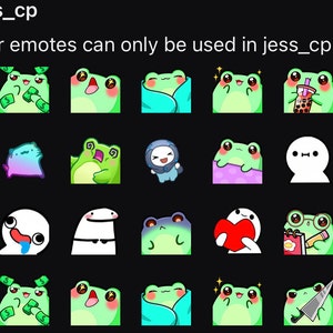 Twitch Pink Heart Channel Point Emote Kawaii Cute Emote - Etsy