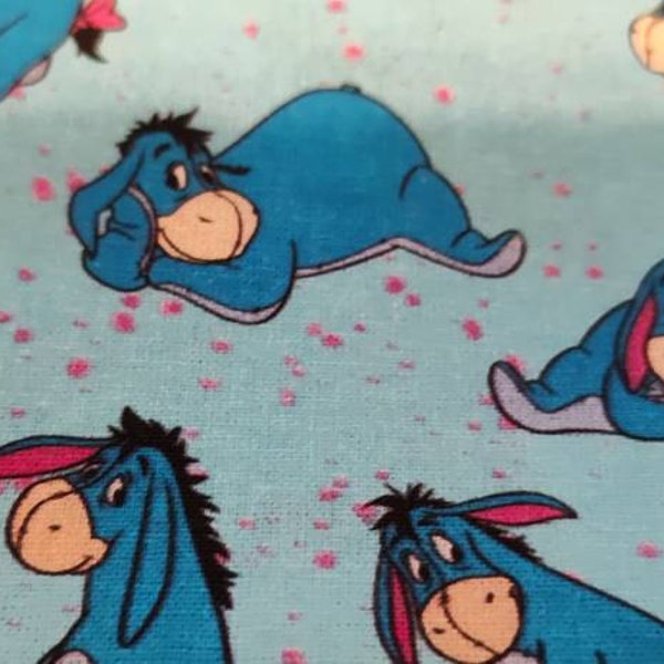 Eeyore Fabric 100% Cotton Fabric Fat Quarter Tumbler Cut Winnie the ...