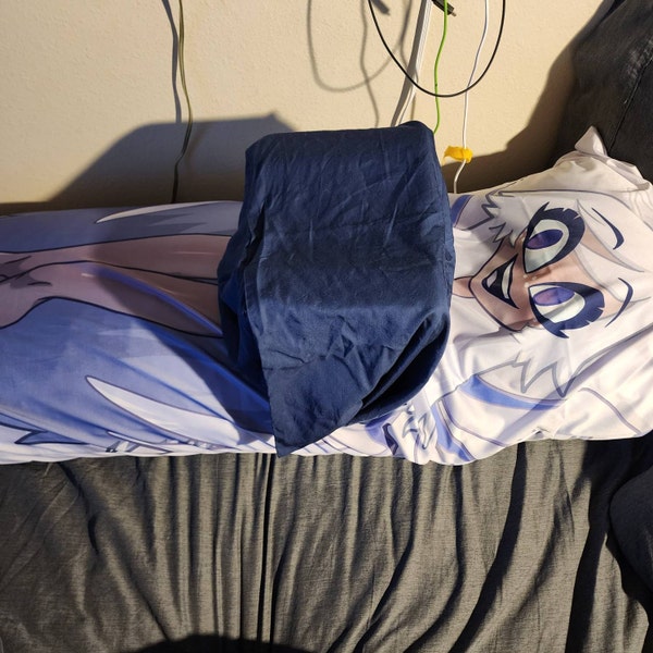 Helluva Boss Stolas Dakimakura Pillowcase 50x150cm Two Way Tricot Daki ...