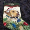 Yellow Lab Dog Stocking Personalized Needlepoint Christmas Stockings ...