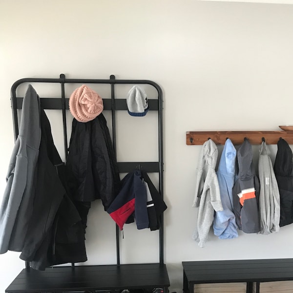 Coat Rack With 4" or 5" Shelf|mudroom Coat Rack|coat Shelf|entryway ...