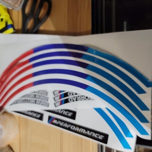 Reflective Motorcycle Stickers Set Graphics Fairing Panniers Helmet ...