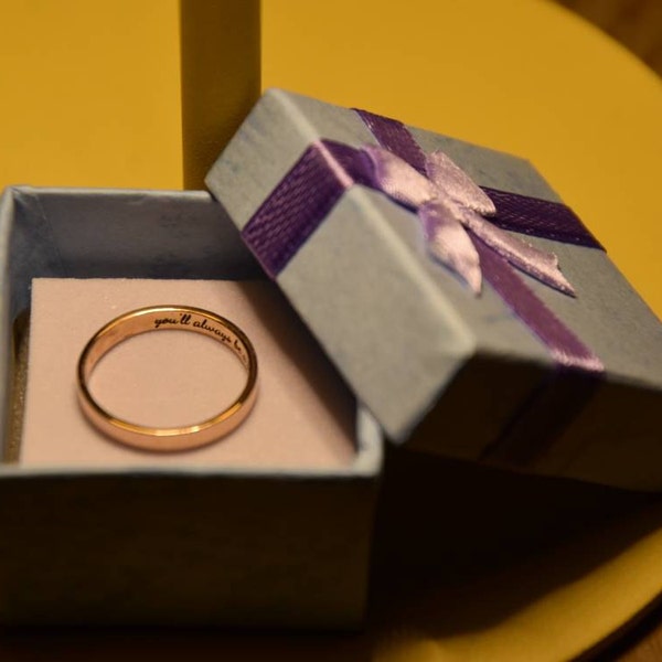Love Couple Rings, Custom Ring, Engraved Ring, Personalized Ring, Stack ...