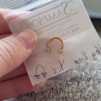 FAKE Tragus Piercing Fake Nose Ring Fake Piercing Fake Nose Piercing ...