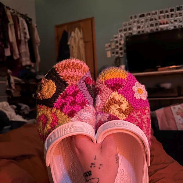 Crochet Croc Cover, Shoe Pattern - Instant PDF Download, Creative ...