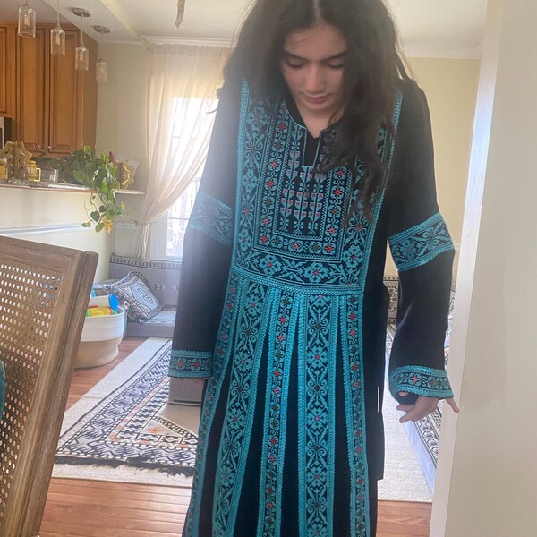Princess Thobe Embroidered Dress Long Sleeves Kaftan Design and ...