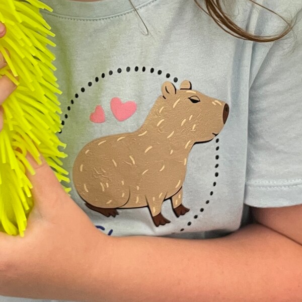 Capybara Svg, Cute Capybara Svg, Capybara Clipart, Sitting Capybara ...