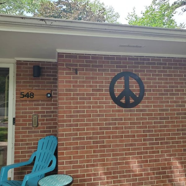 Peace Sign 001 Wooden HQ Cutout for Crafting, Home & Room Décor, and ...