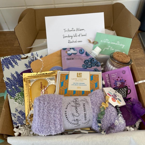 Christmas Spa Gift Box Pamper Hamper Xmas Eve Box Stocking Filler for ...