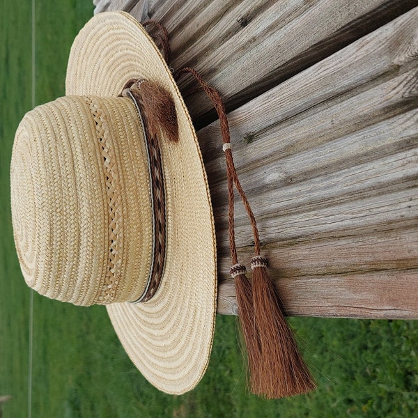 Horsehair Hat String, Cowboy Hat Stampede String, Chin Strap, Double ...