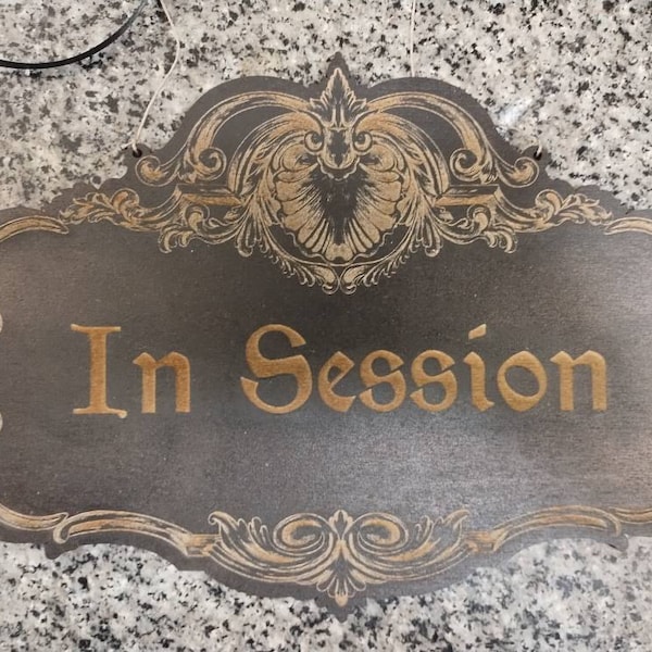 Victorian Door Sign, Wood Engraved Wall Art, Gothic Decor - Etsy