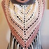 Chilly Cider Cowl PATTERN With Pictures, Step by Step, Boho, Tassels ...